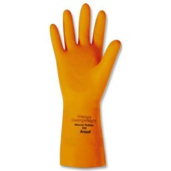 Brogan Safety | GLOVES LATEX STYLE 208 29 MILS 13" DIAMOND ORANGE SZ 10