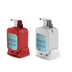 Brogan Safety | DISPENSER DEBMED HAND HYGIENE POINT OF CARE 400ML RED