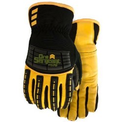 Brogan Safety | GLOVES FULL-GRAIN DEERSKIN PVC SPANDEX BACK SIZE XL