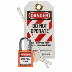 Brogan Safety | COMPACT LOCK PERSONAL KIT ORANGE