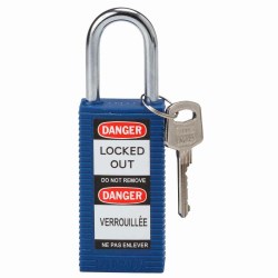 Brogan Safety | LONG BODY SFTY LOCK. 1.5IN KD BLUE