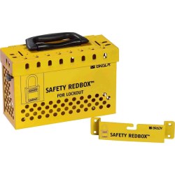 Brogan Safety | WALL-MOUNTABLE LOCKBOX W/ QUICK REL. YLW