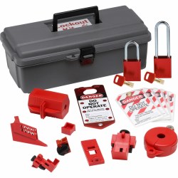 Brogan Safety | LO TOOL BOX W/ COMPONENTS/SKEY AL LOCKS