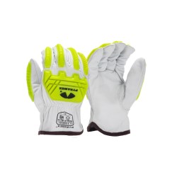 Brogan Safety | PREMIUM GOATSKIN LEATHER DRIVER HPPE A5 CUT LEVEL 2 ...