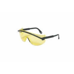 Brogan Safety | SAFETY GLASSES 3000 BLACK FRAME AMBER LENS