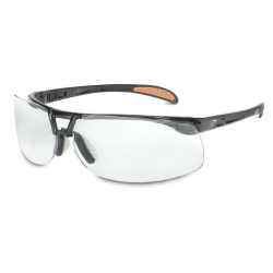 Brogan Safety | SAFETY GLASSES PROTEGE METALIC BLACK FRAME CLEAR HS LENS